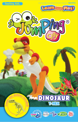 T-Rex | Dinosaur Air Drying Clay Modelling Kit | Make Your Own Toys ...